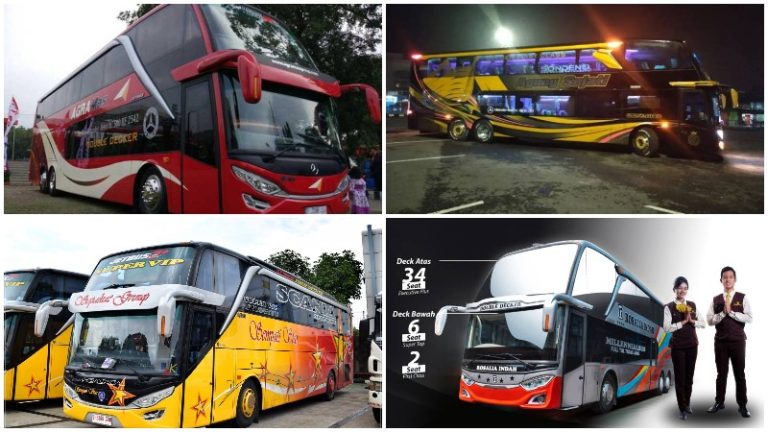 4 Bus Tingkat Yang Beroperasi Di Indonesia, Siap Mudik?