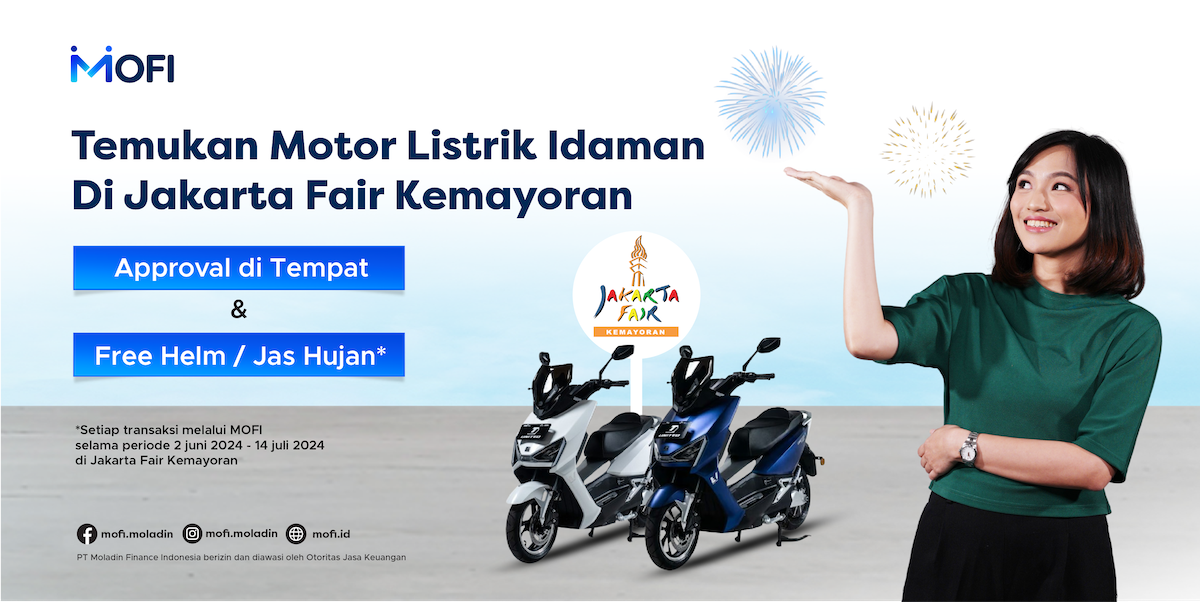 MOFI Berikan Promo Menarik Pembelian Motor Listrik United Jakarta Fair ...