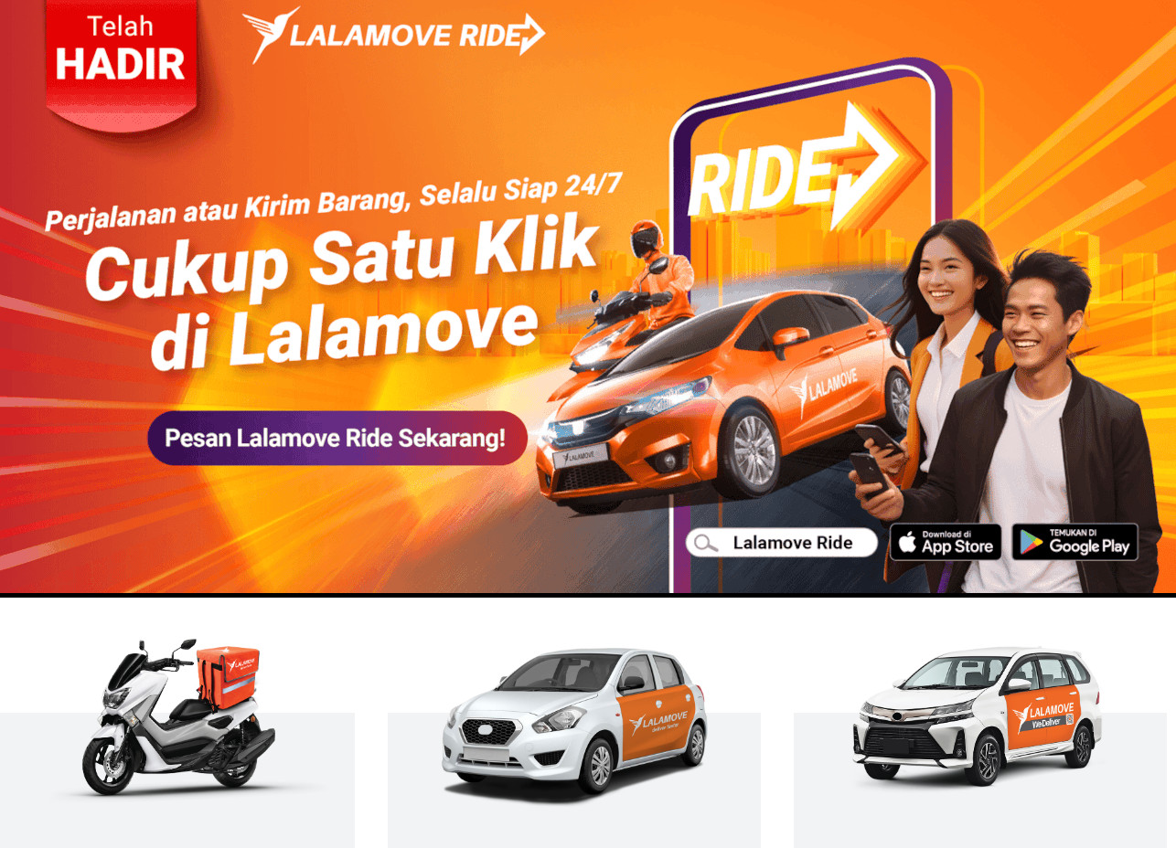 Makin Panas, Lalamove Meluncurkan Layanan Antar Penumpang Khusus Area ...