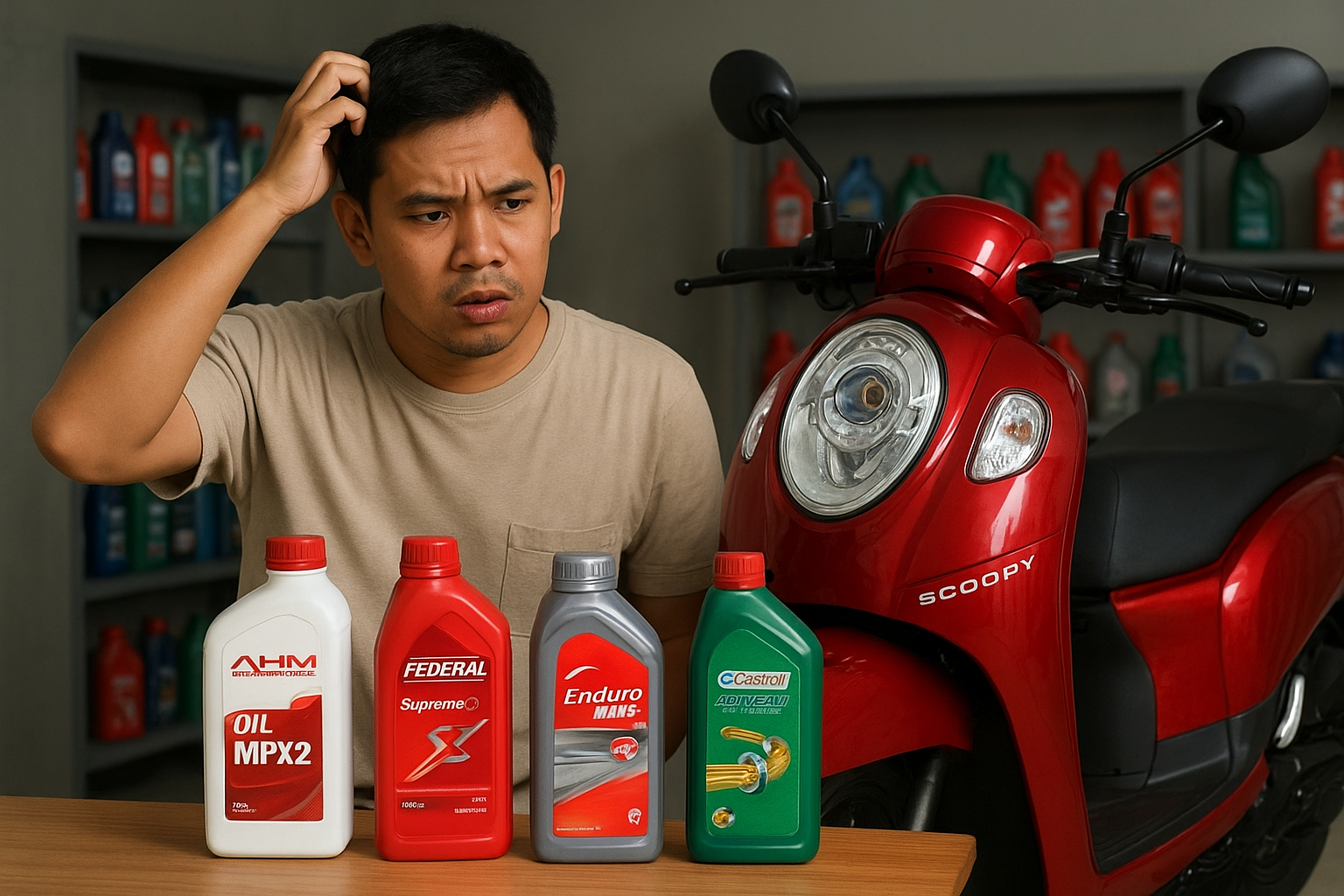 9 Merek Oli Yang Bagus Untuk Scoopy Dan Harganya