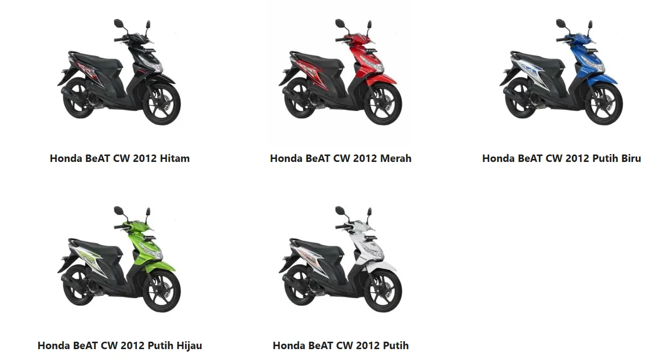 Harga Honda BeAT Karbu 2012 Terbaru 2025: Mulai Dari 4 Juta!