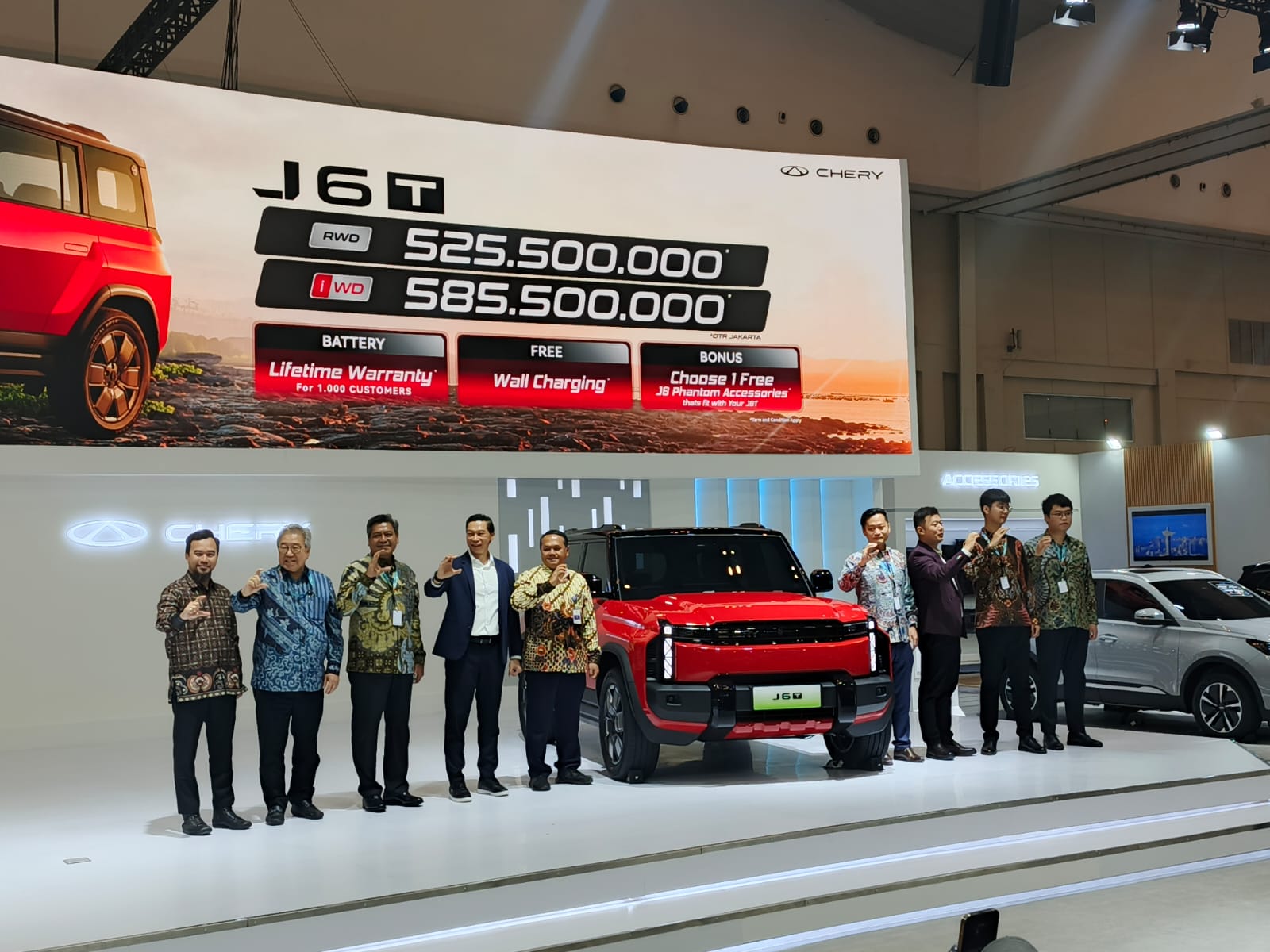 Harga Chery J6T Dipasarkan Mulai Dari Rp 525 Juta Di Indonesia – Moladin